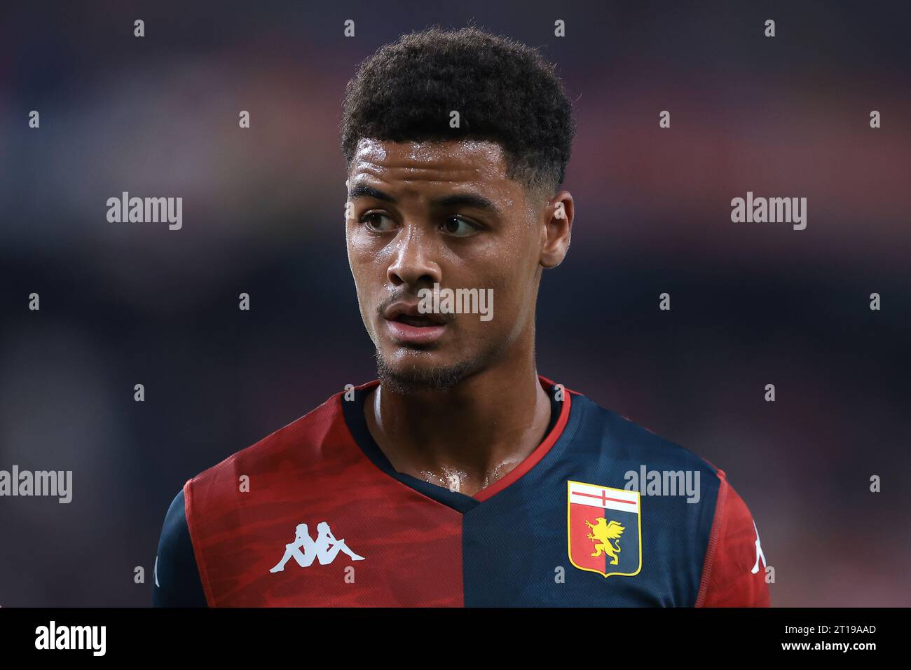 Genoa, Italy, 28th September 2023. Koni De Winter of Genoa CFC looks on ...