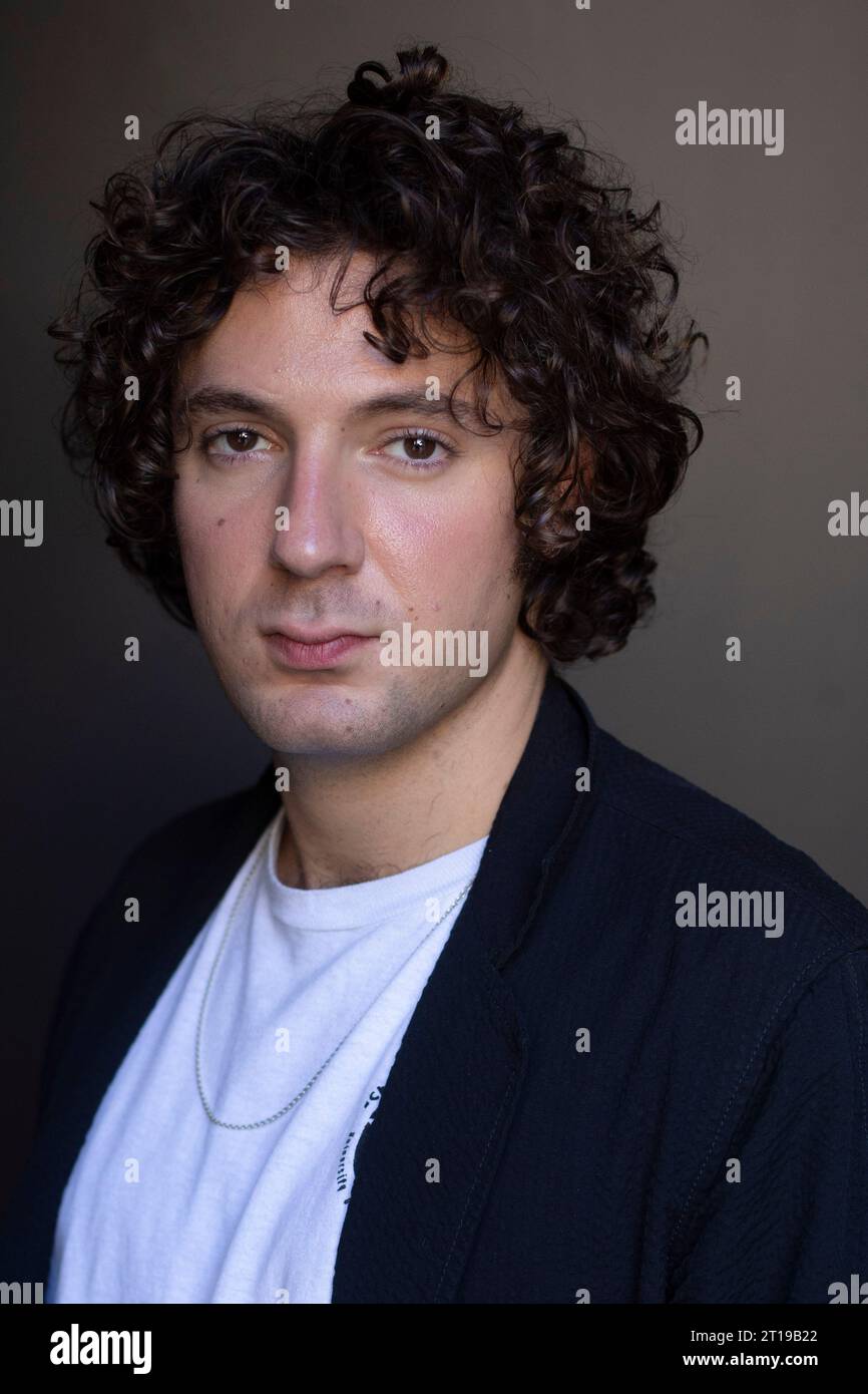 Vincent Lacoste poses during 71st San Sebastian International Film ...