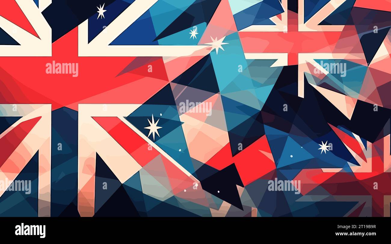 Abstract flat background. British and English flag pattern. Vector ...