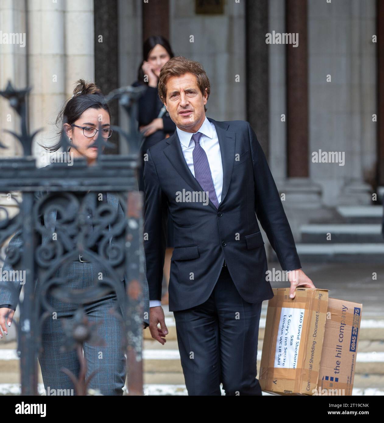London, England, UK. 11th Oct, 2023. Celebrity barrister DAVID ...