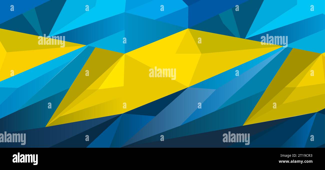 Abstract geographical yellow and blue background. Ukrainian pattern in ...