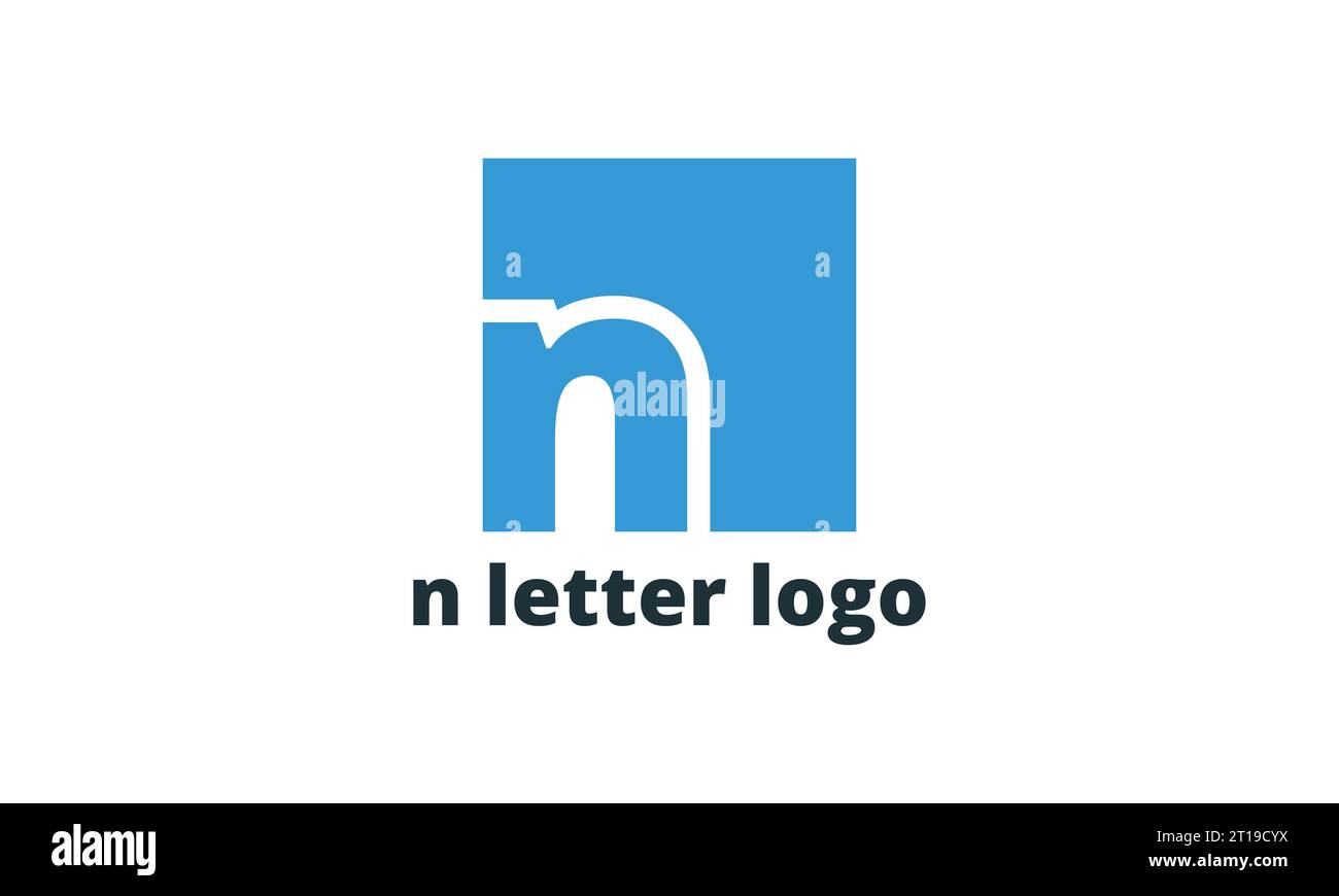 Letter n internet logo Cut Out Stock Images & Pictures - Alamy