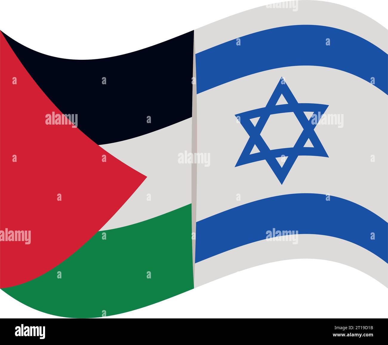 palestine and israel flags united Stock Vector Image & Art - Alamy