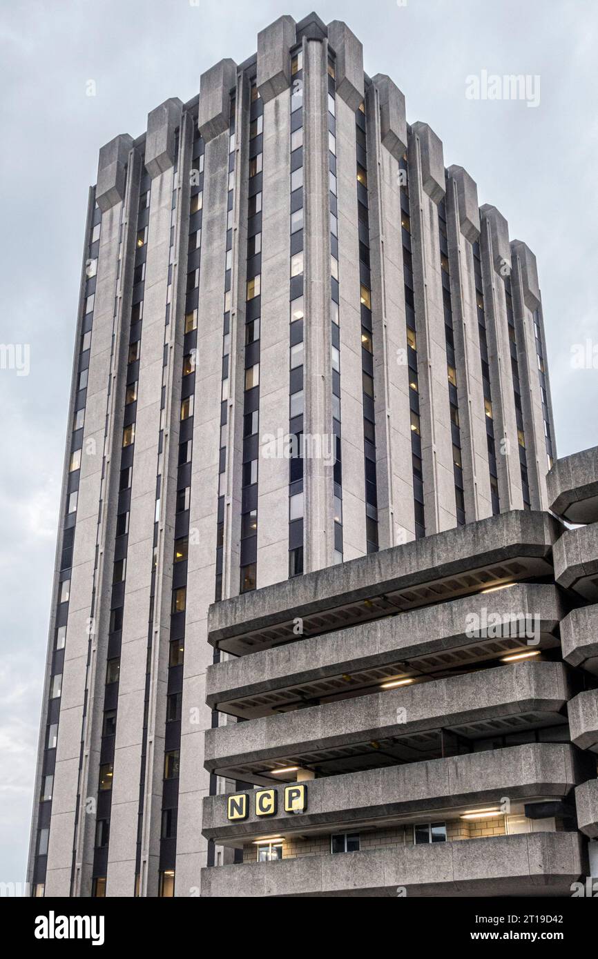 The Brutalist concrete architecture of Castlemead Tower (1973-81) and ...