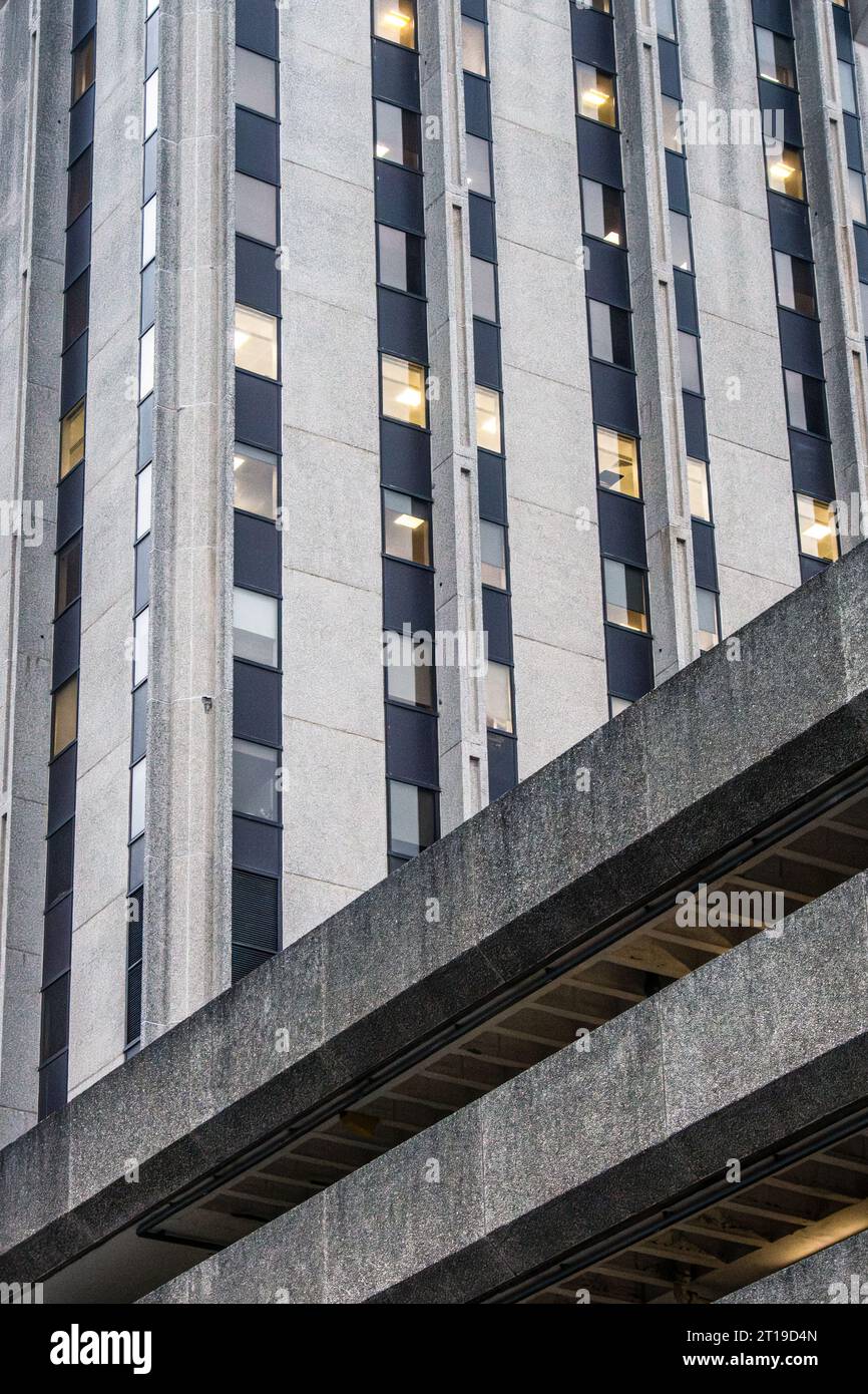 The Brutalist concrete architecture of Castlemead Tower (1973-81) and ...