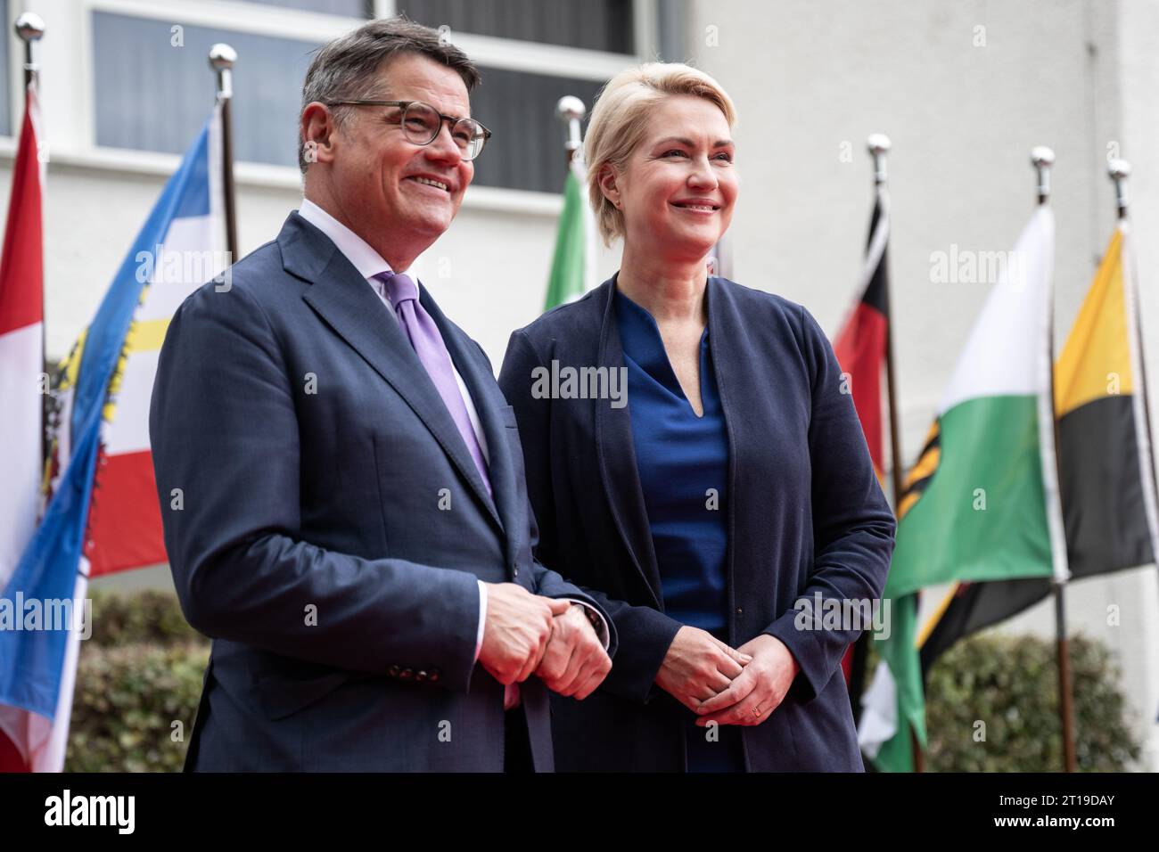 12 October 2023, Hesse, Frankfurt/Main: Boris Rhein (CDU), Minister ...