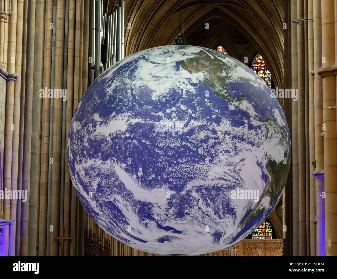 Truro, UK. 12th Oct, 2023. Gaia is a touring artwork by UK artist Luke ...