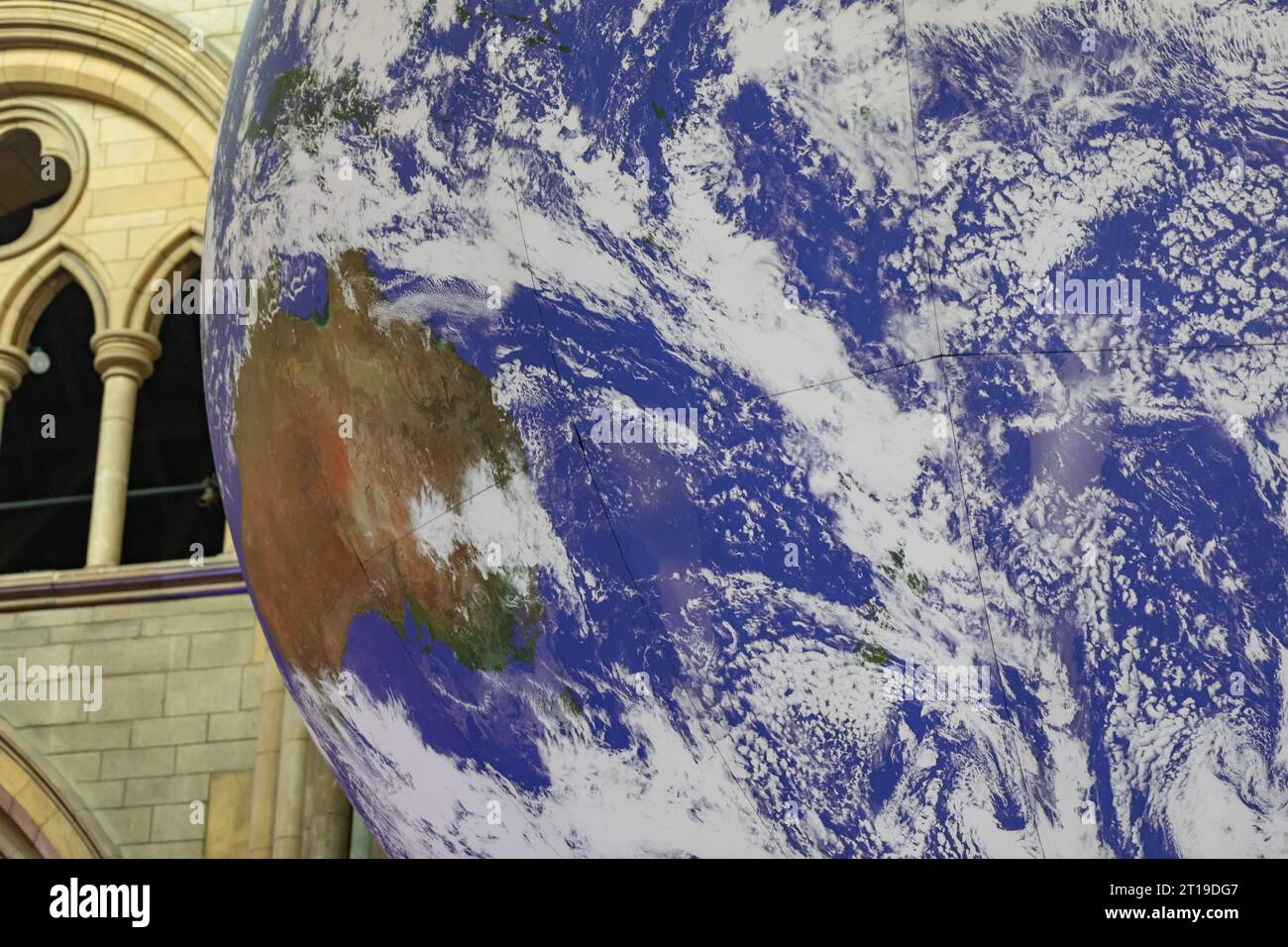 Truro, UK. 12th Oct, 2023. Gaia is a touring artwork by UK artist Luke ...