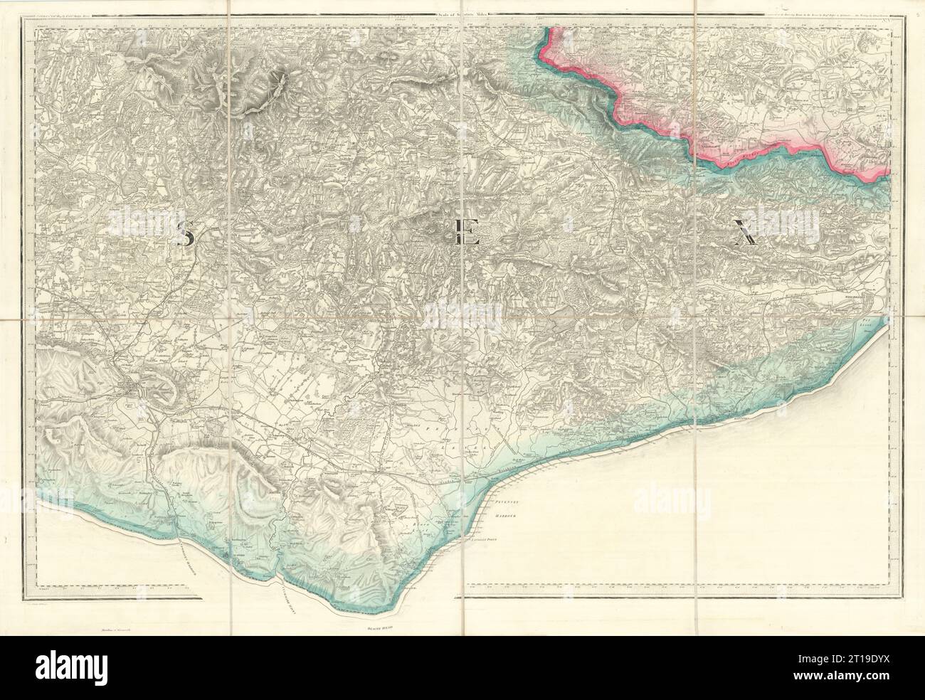 OS #5 Sussex Weald, Pevensey Levels & South Downs. Eastbourne Hastings ...