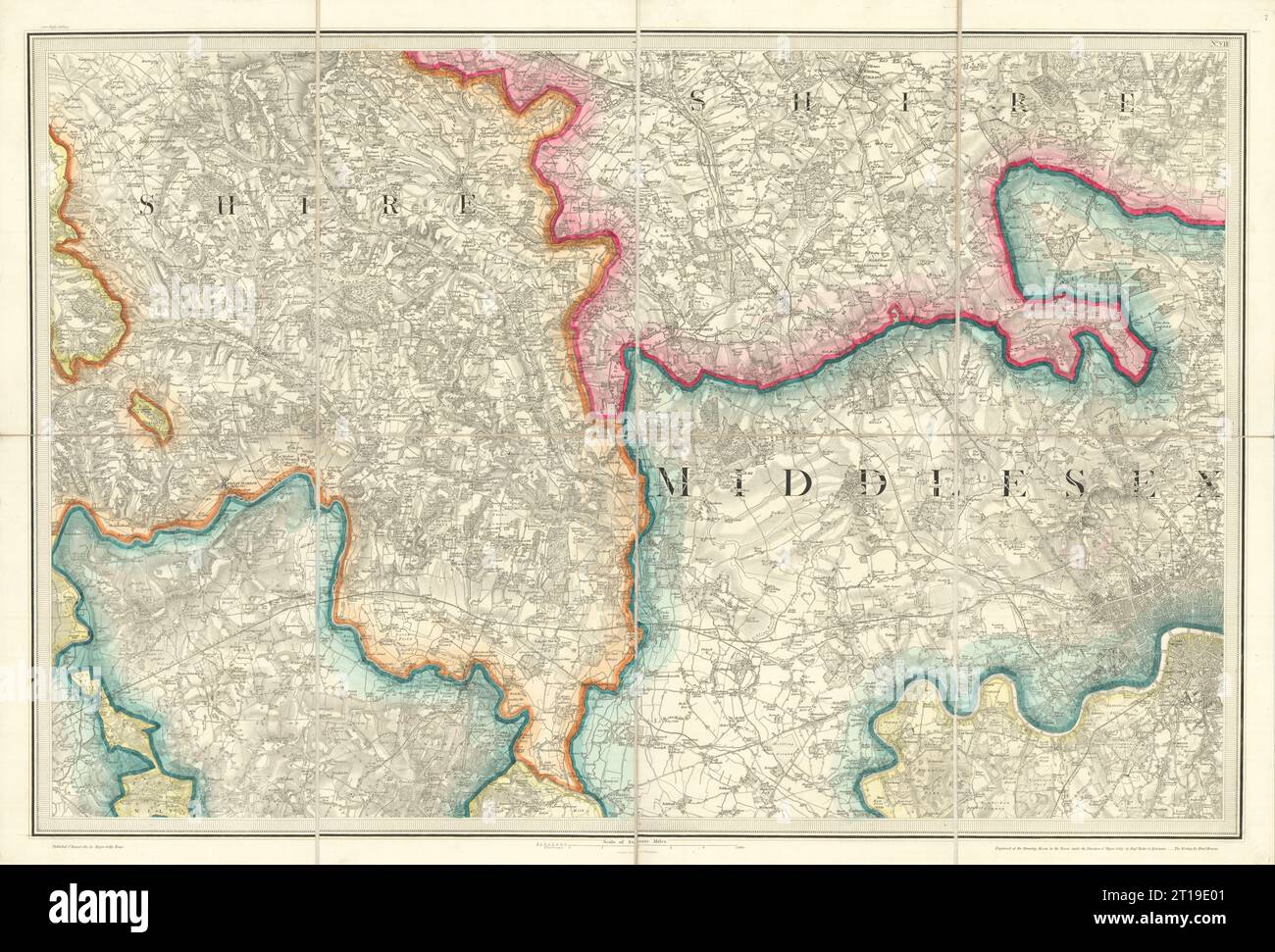 OS #7 Thames & Colne Valleys and Chilterns. West London Windsor Marlow ...