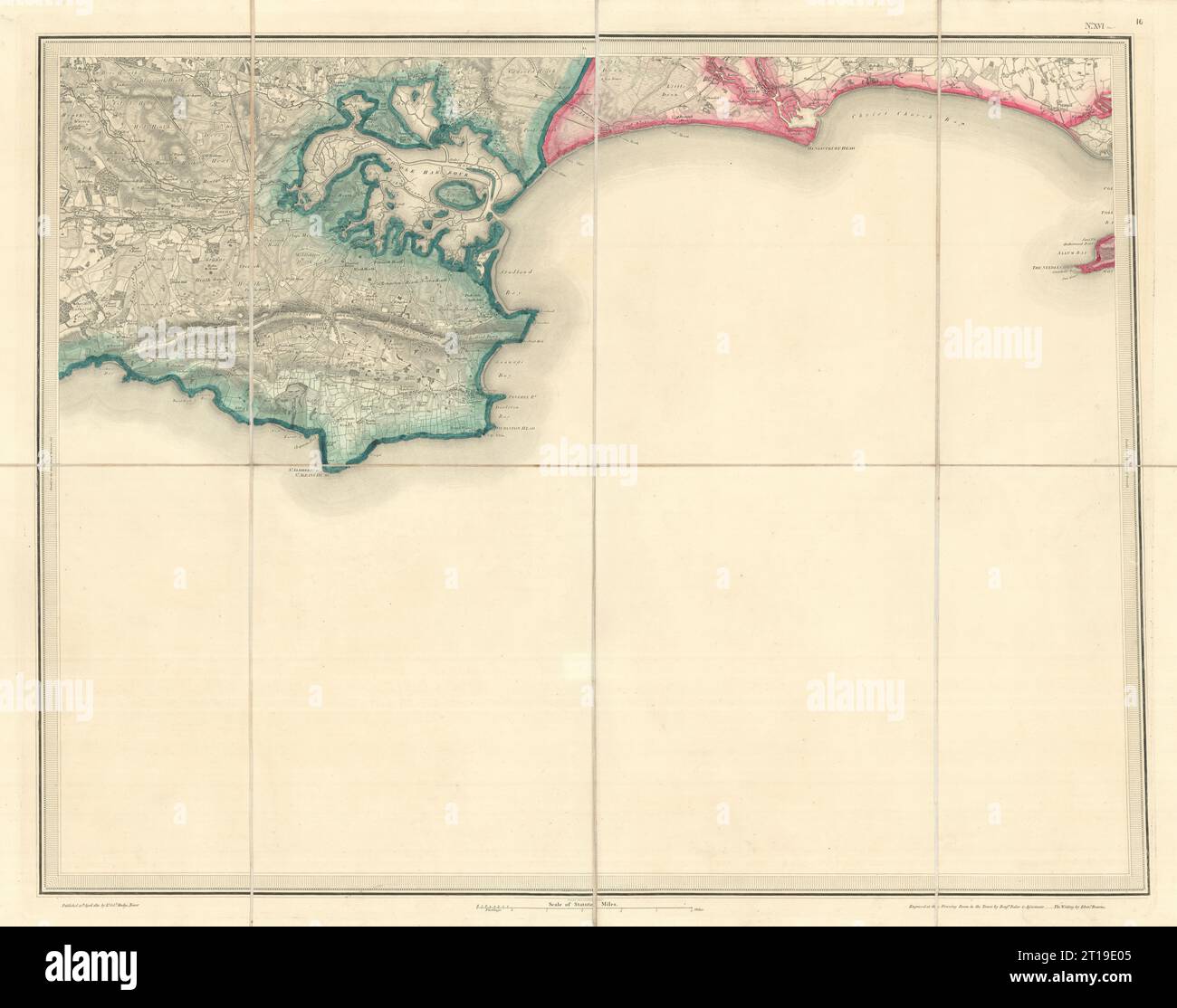Map of poole hi-res stock photography and images - Alamy
