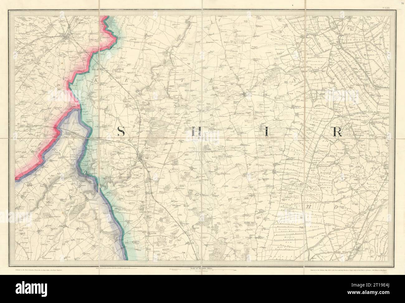 Map of south kesteven hi-res stock photography and images - Alamy