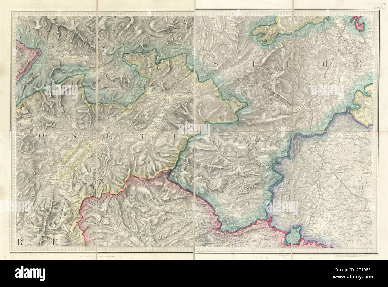 Map of wrexham hi-res stock photography and images - Alamy