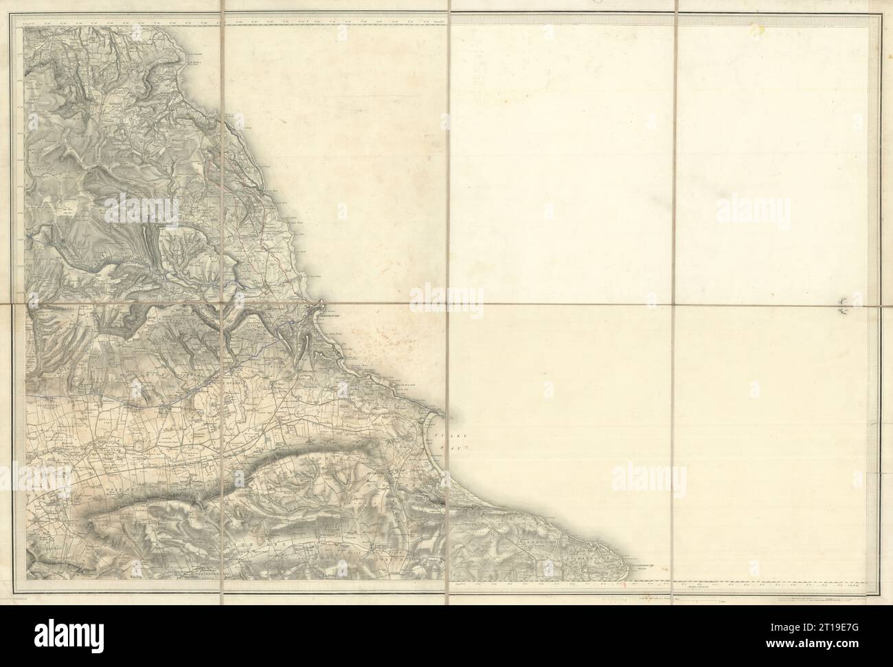 OS #95 Vale of Pickering, Yorkshire Wolds & Moors. Scarborough Filey ...