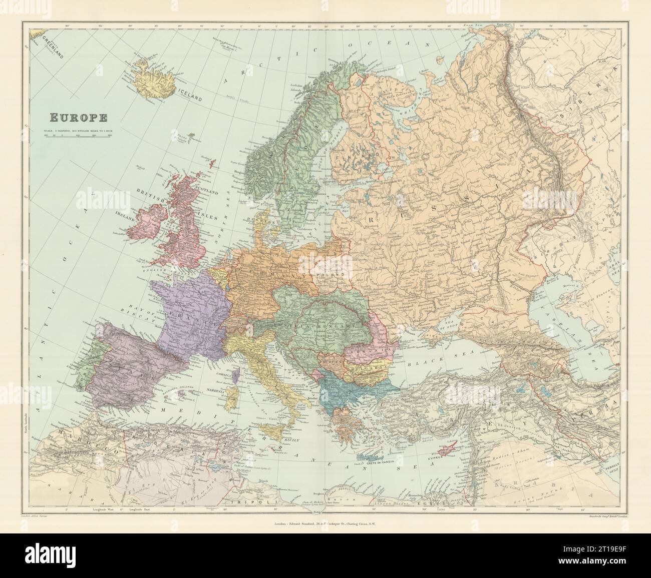Map of powers hi-res stock photography and images - Alamy