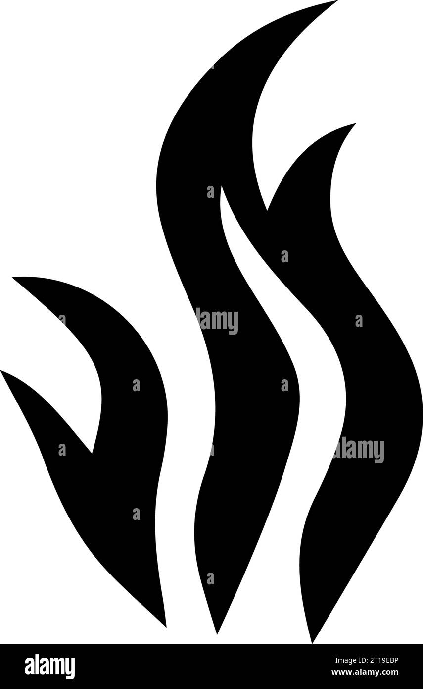 A set of pictograms depicts icons related to the theme of fire. The ...