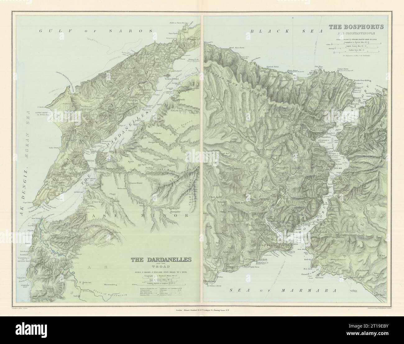 Turkey map 19th hi-res stock photography and images - Alamy