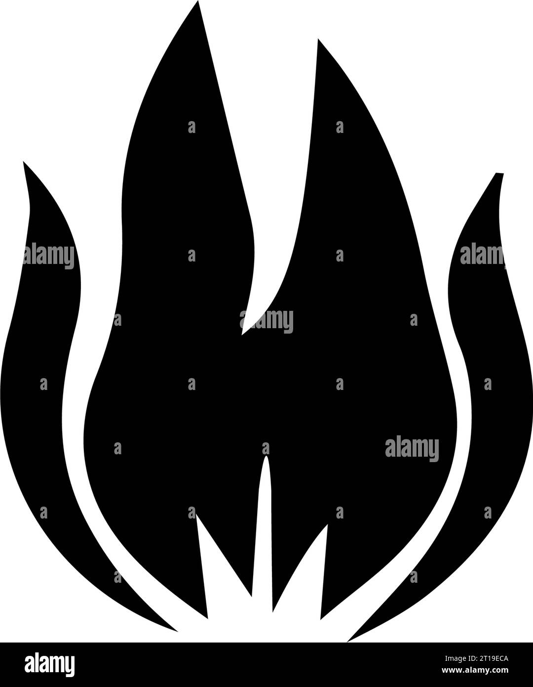 A set of pictograms depicts icons related to the theme of fire. The ...