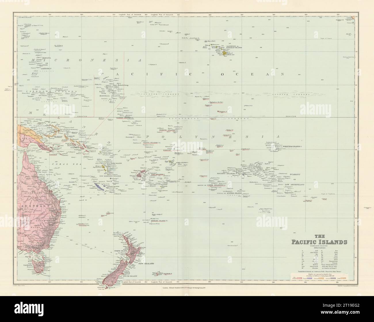 Map Hawaii And Polynesia