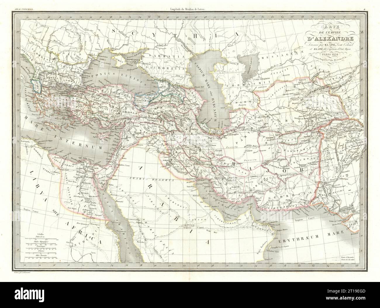 Ancient Gaugamela Map