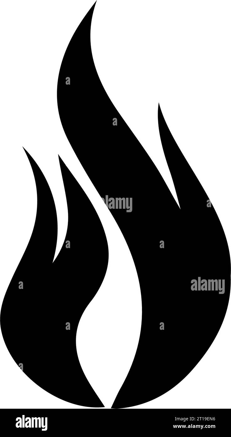 A set of pictograms depicts icons related to the theme of fire. The ...