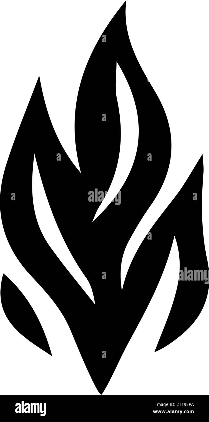 A set of pictograms depicts icons related to the theme of fire. The ...