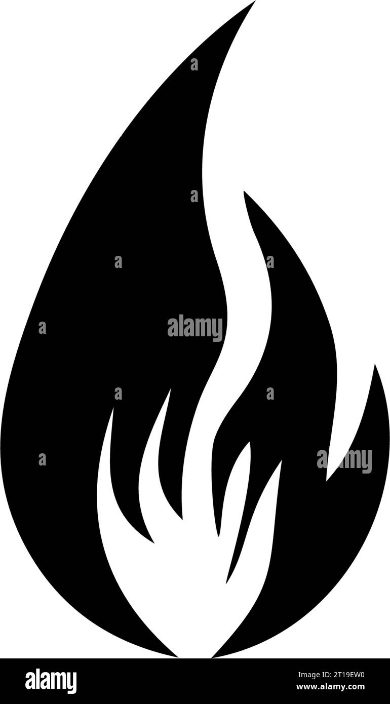 A set of pictograms depicts icons related to the theme of fire. The ...