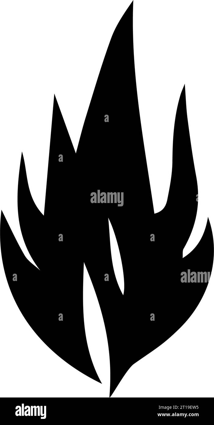 A set of pictograms depicts icons related to the theme of fire. The ...