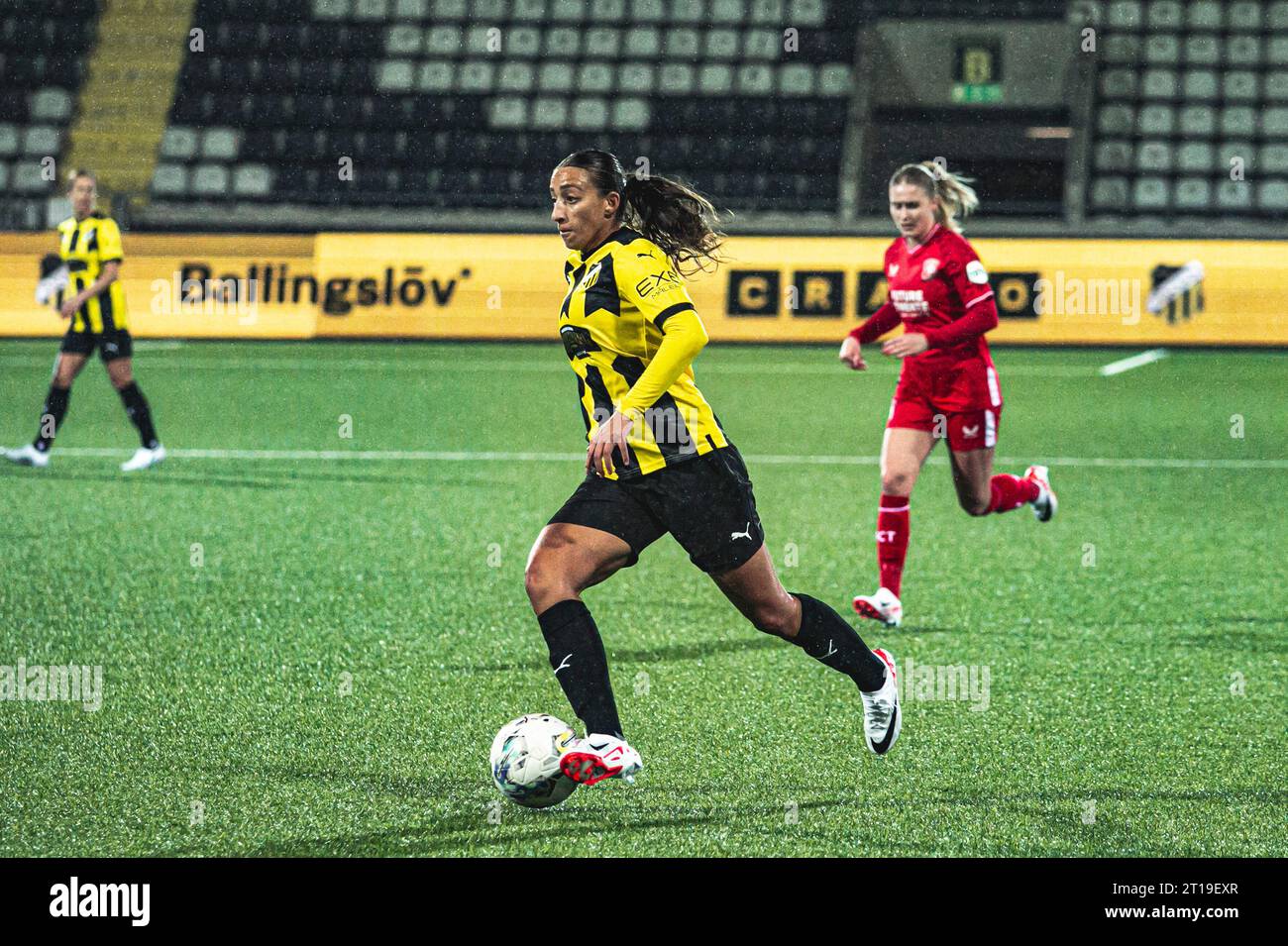 Gothenburg, Sweden. 11th Oct, 2023. Rosa Kafaji (8) of BK Hacken seen ...