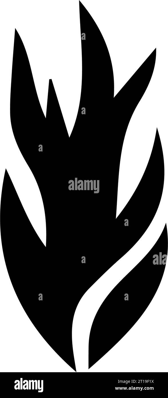 A set of pictograms depicts icons related to the theme of fire. The ...