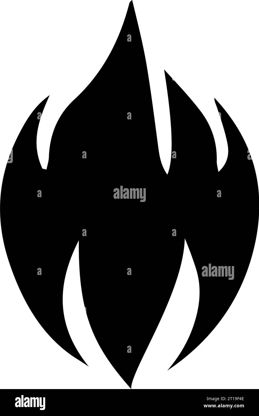 A set of pictograms depicts icons related to the theme of fire. The ...