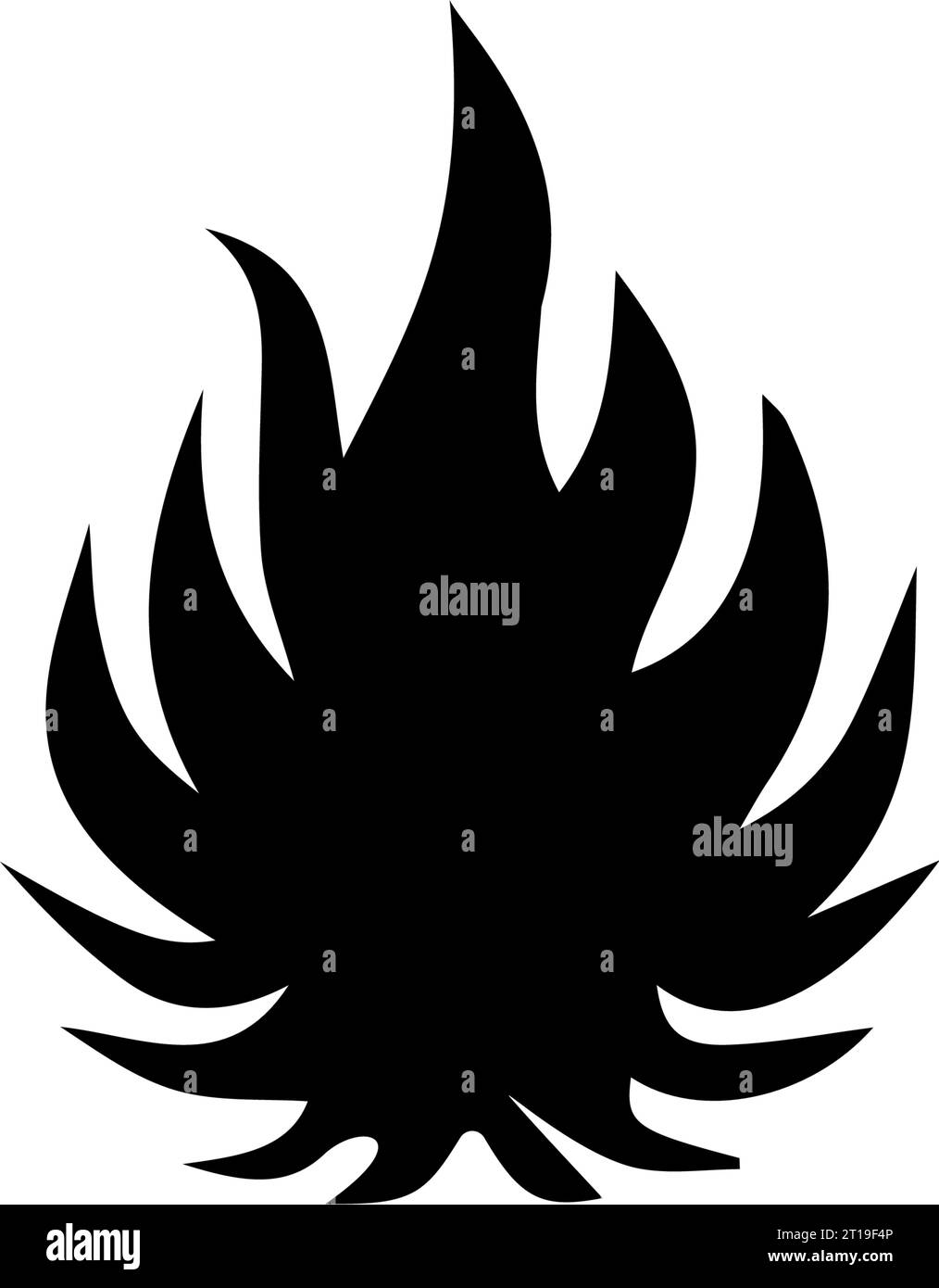 A set of pictograms depicts icons related to the theme of fire. The ...