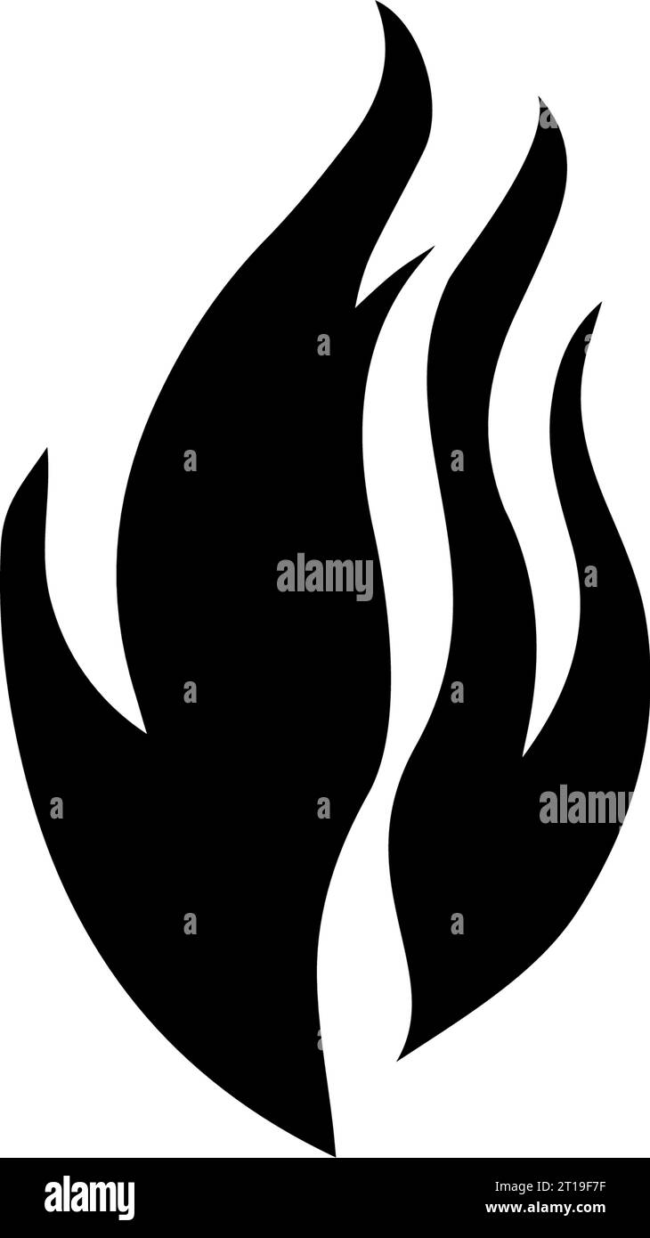 A set of pictograms depicts icons related to the theme of fire. The ...