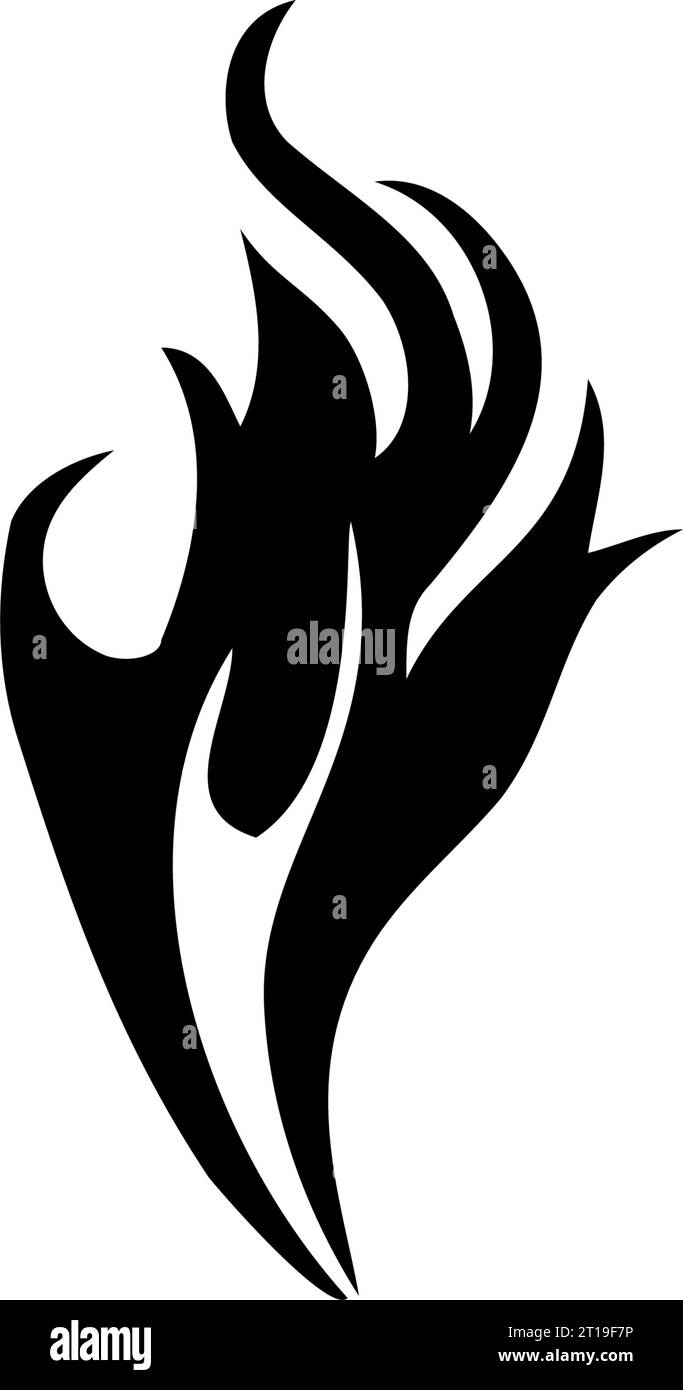 A set of pictograms depicts icons related to the theme of fire. The ...