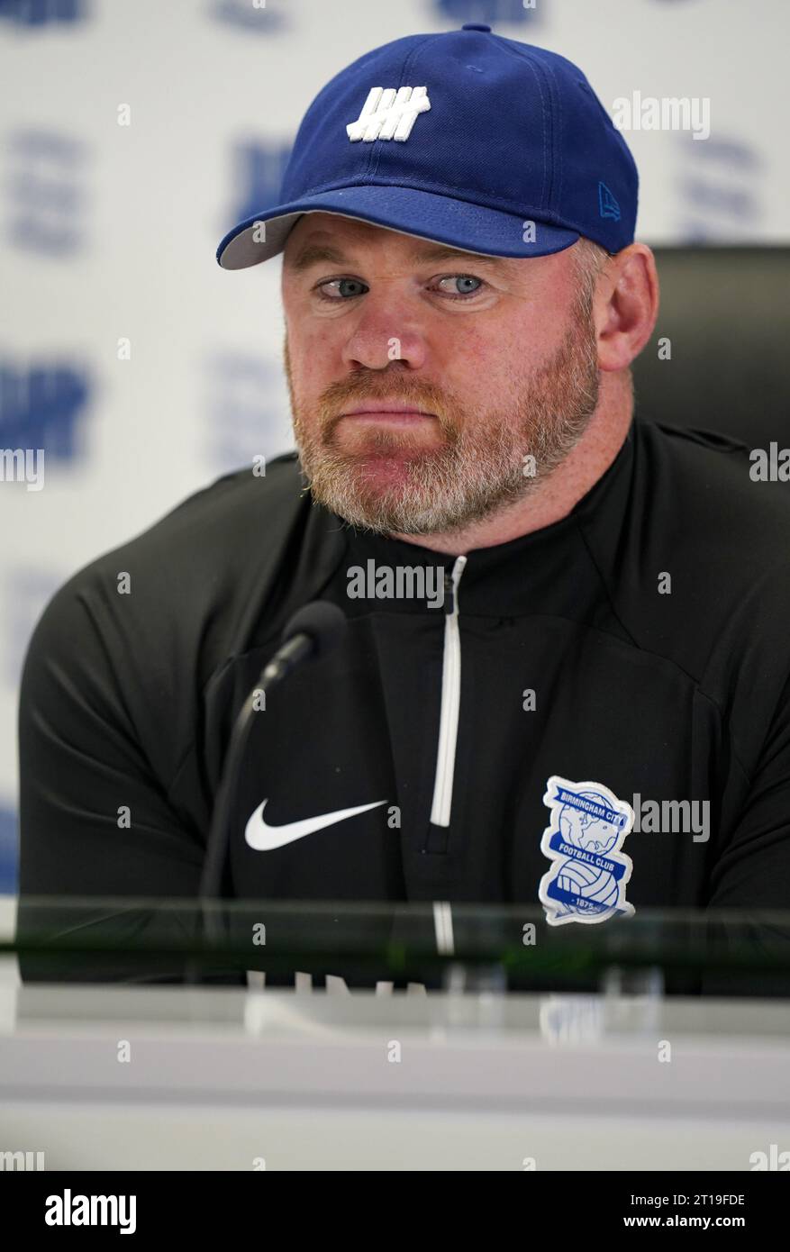 New Birmingham City manager Wayne Rooney during his unveiling at St ...