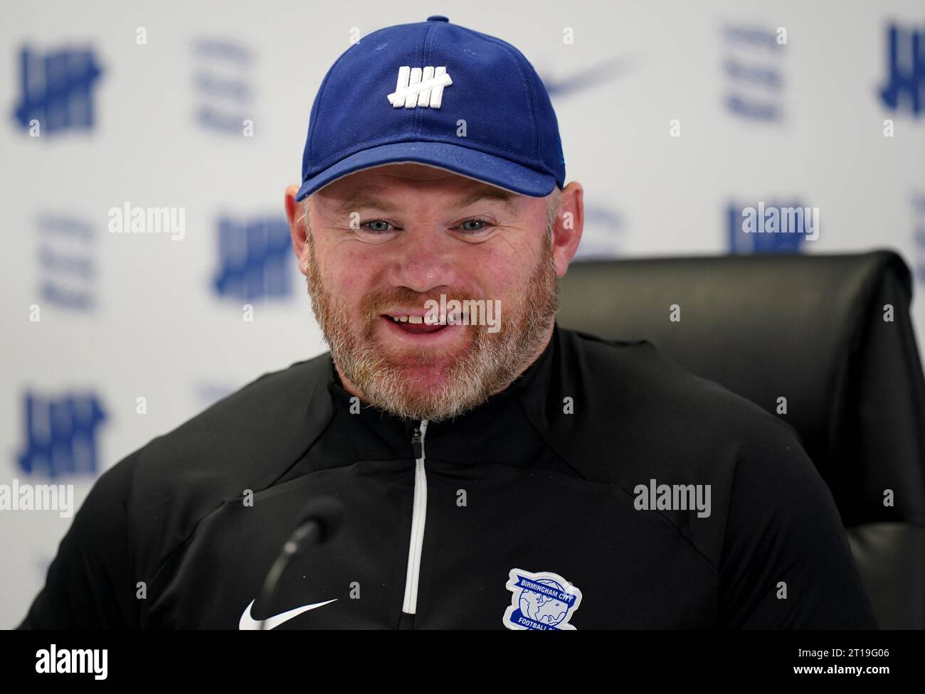 New Birmingham City manager Wayne Rooney during his unveiling at St ...