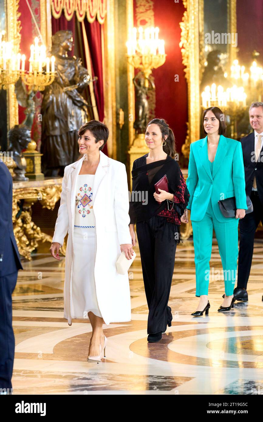 Madrid. Spain. 20231012, King Felipe VI of Spain, Queen Letizia of ...