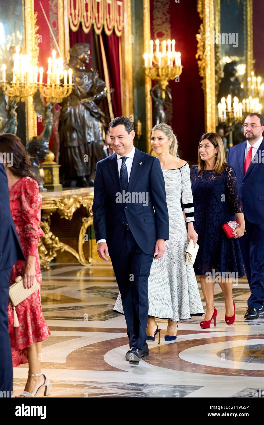 Madrid. Spain. 20231012, King Felipe VI of Spain, Queen Letizia of ...