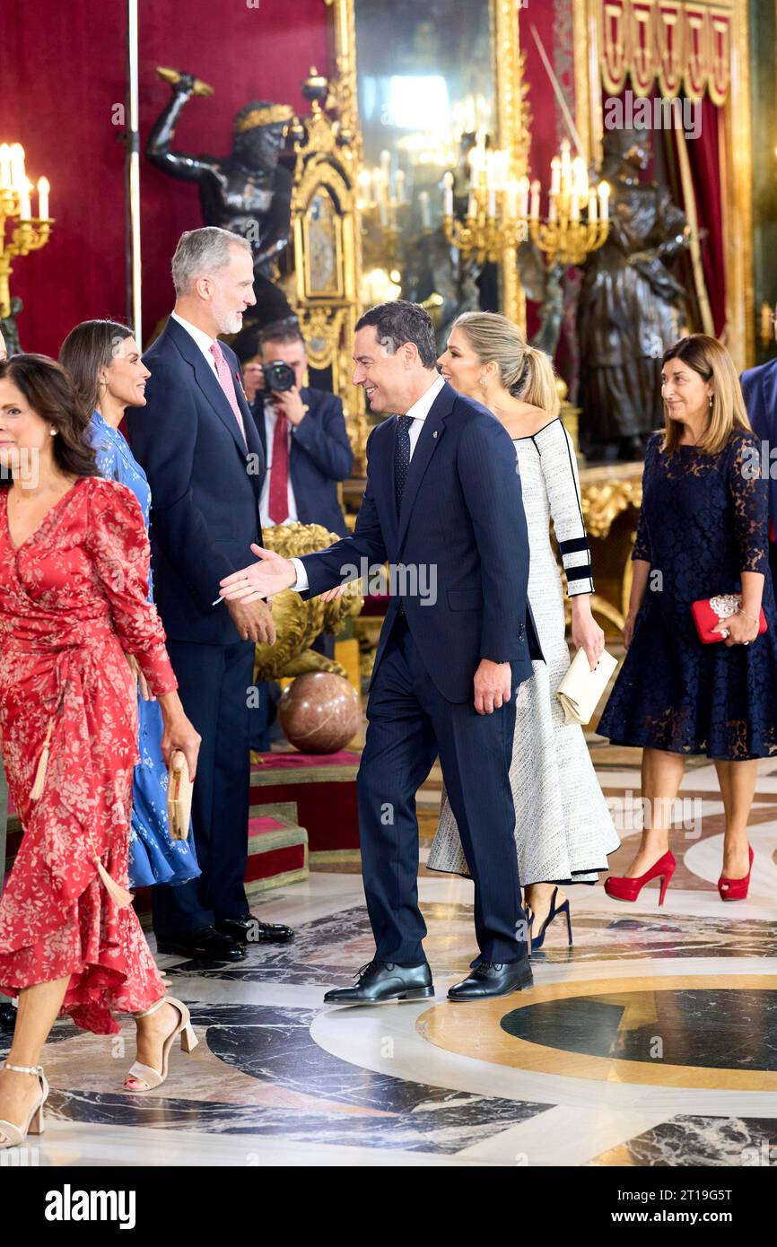 Madrid. Spain. 20231012, King Felipe VI of Spain, Queen Letizia of ...