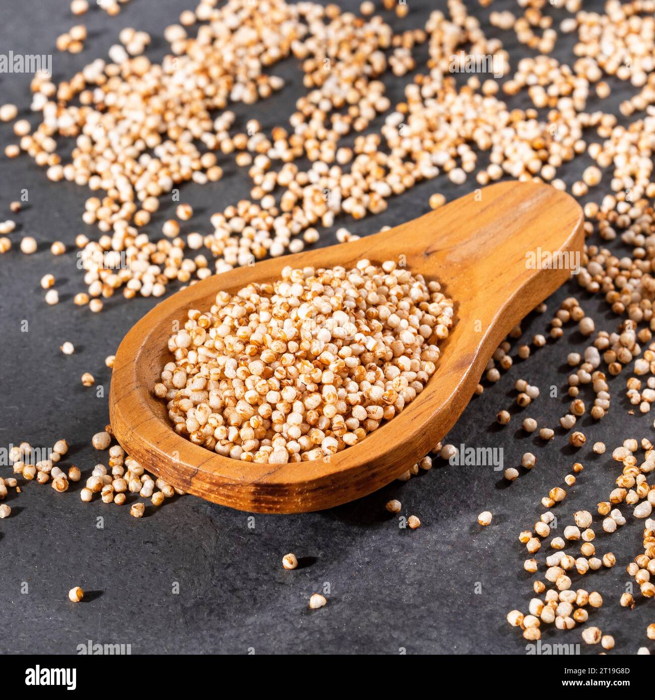 Popped amaranth, gluten free high protein cereal - Amaranthus Stock ...