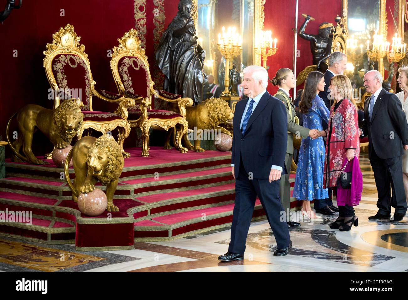 Madrid. Spain. 20231012, King Felipe VI of Spain, Queen Letizia of ...