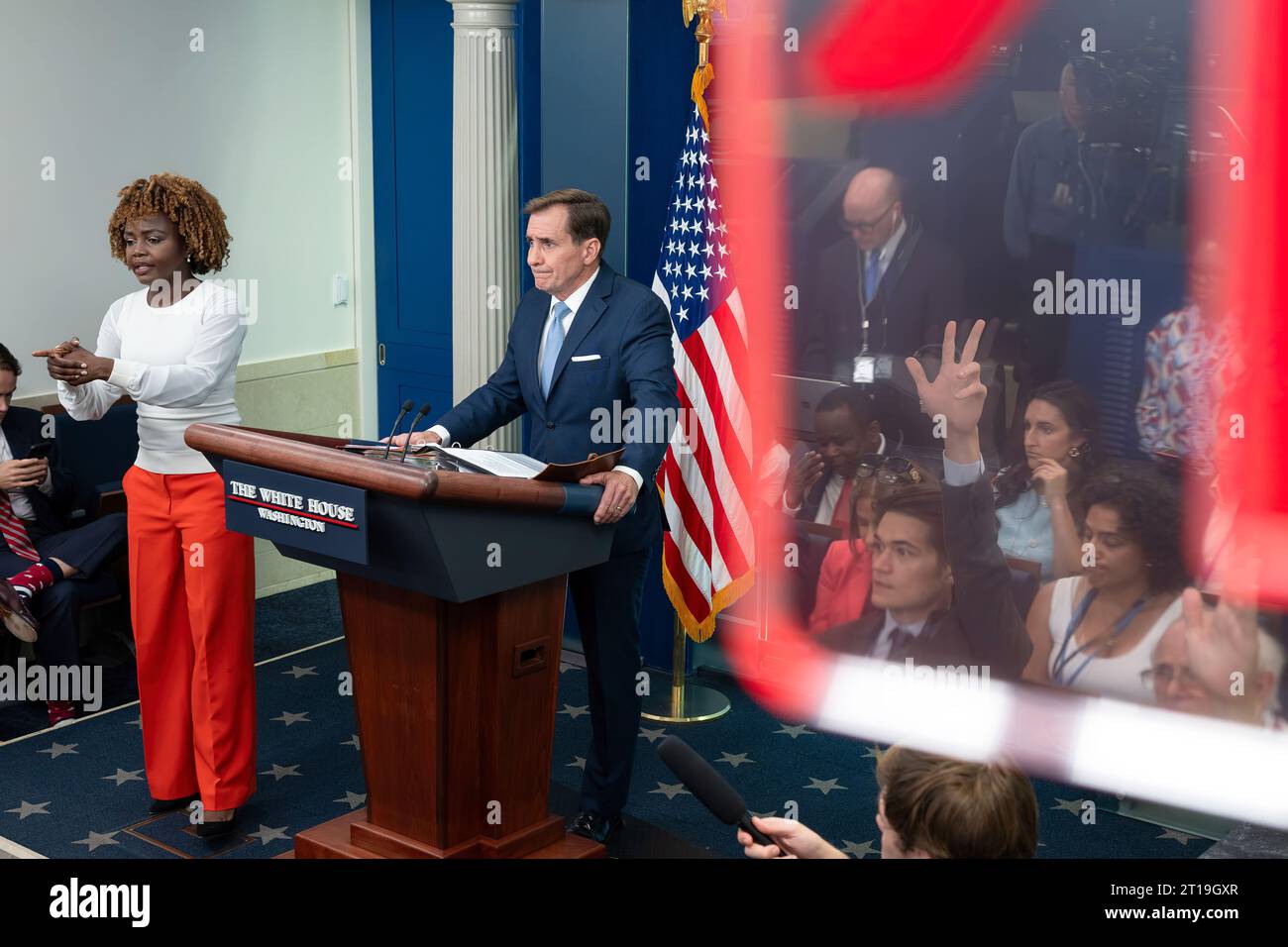 White House Press Secretary Karine Jean-Pierre, joined by NSC ...