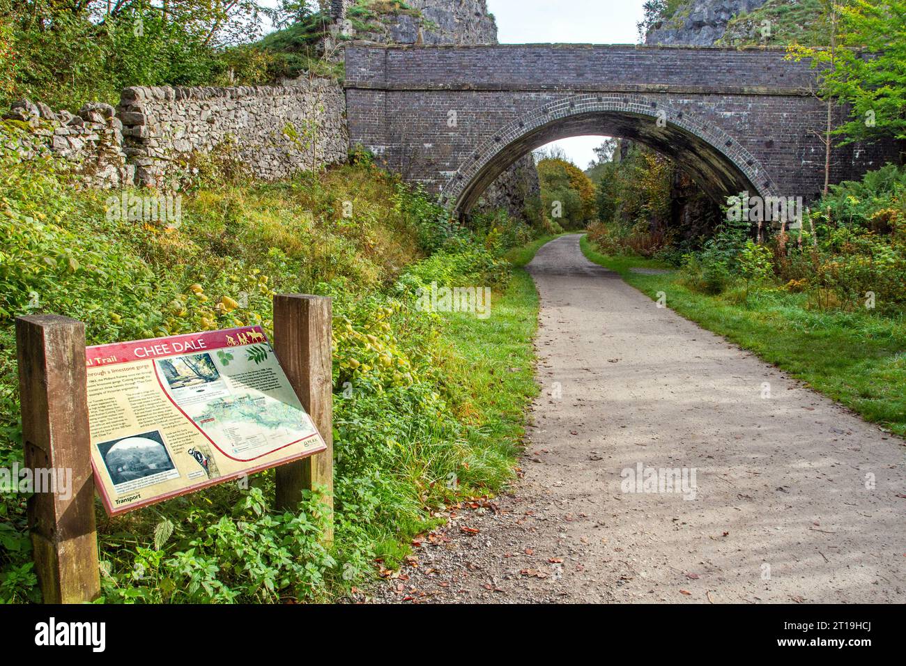 The Monsall trail former Manchester to London disused railway line as ...