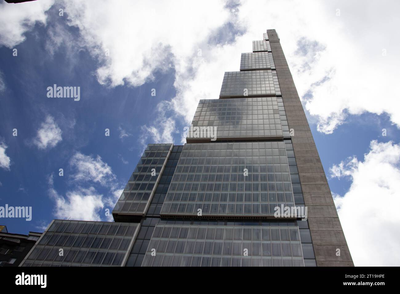 Bogota, Colombia - July 2nd 2023. View of the facade of the Bogota ...