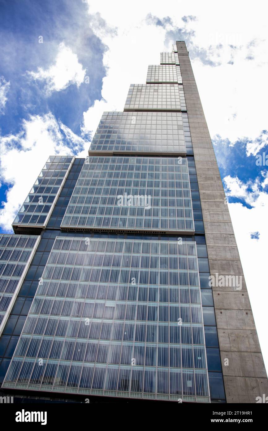 Bogota, Colombia - July 2nd 2023. View of the facade of the Bogota ...