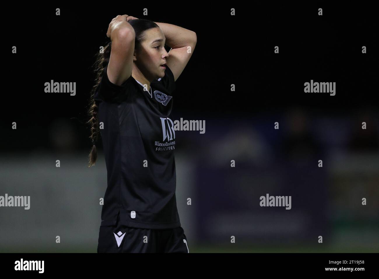 Blackburn Rovers' Evie Smith during the FA Continental Tyres Women's League Cup Group A match ...