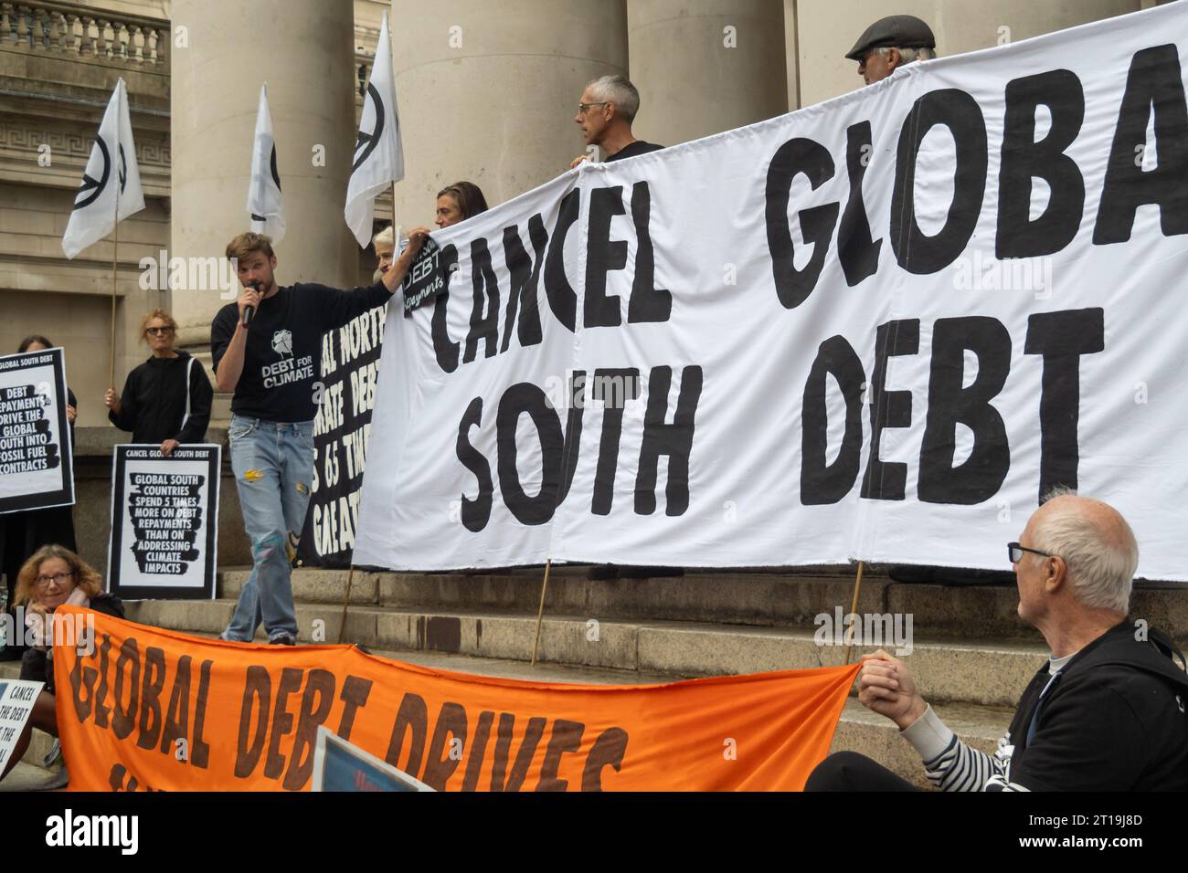 World economic crisis poster hi-res stock photography and images - Alamy