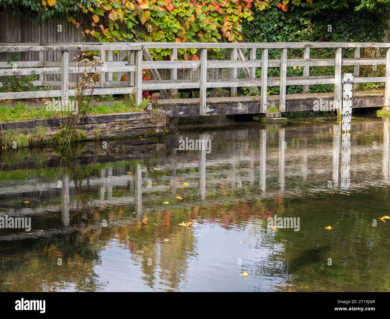 Warnborough Mill Ford, River Whitewater, North Warnborough, Hampshire ...