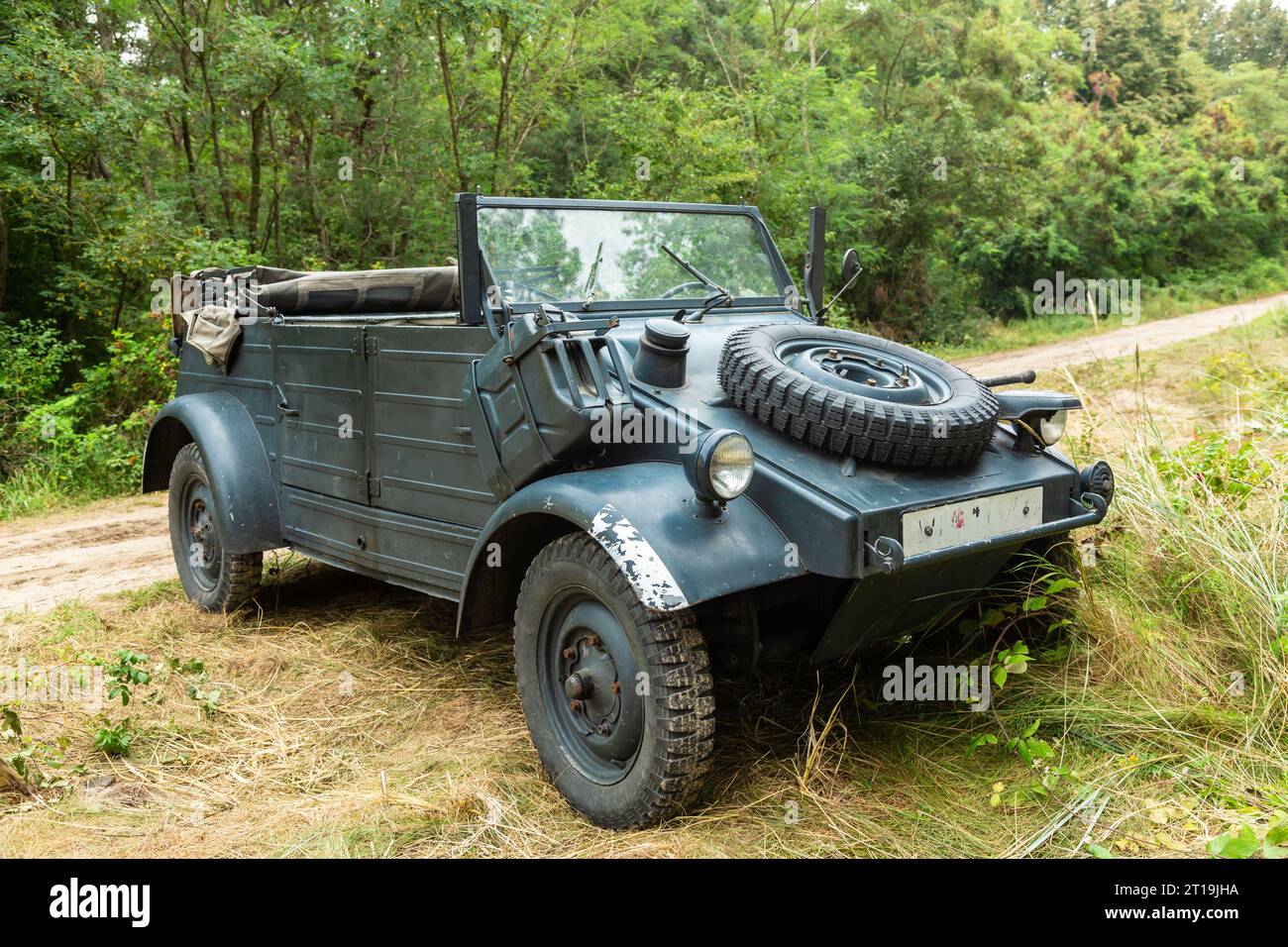 German miliary vehicle Kuebelwagen (kubelwagen) used by the German army ...