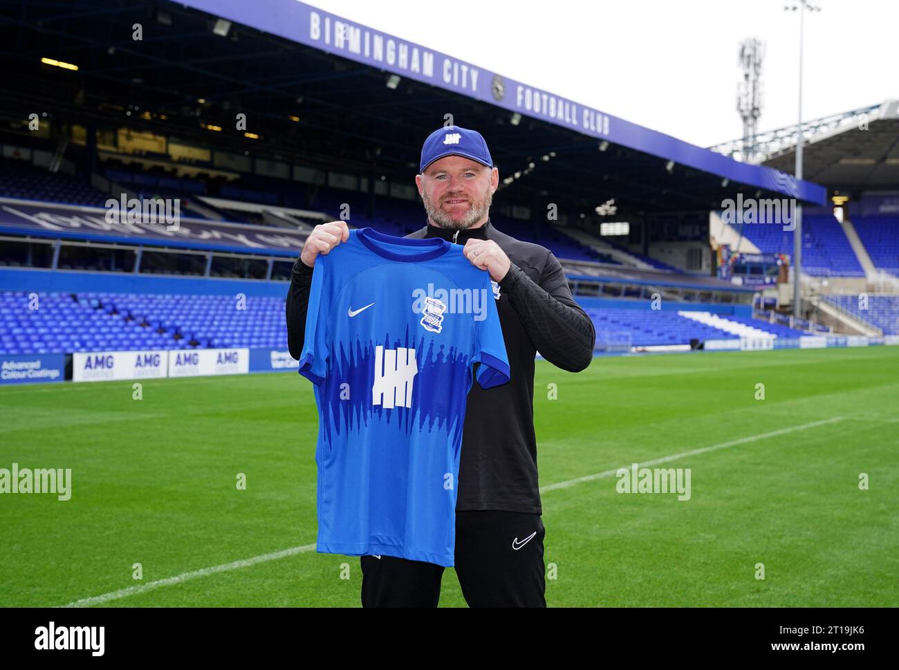 New Birmingham City manager Wayne Rooney during his unveiling at St ...